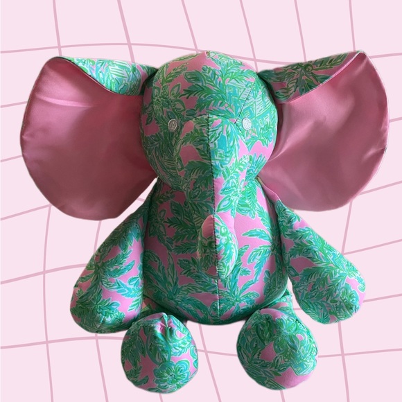 Lilly Pulitzer | Toys | Lilly Pulitzer Elephant Plush | Poshmark